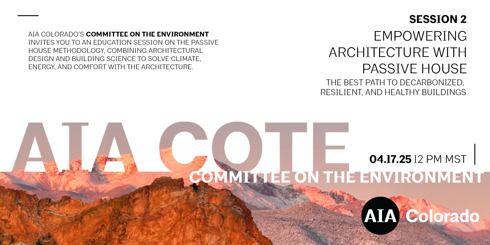 Committee on the Environment - AIA Colorado